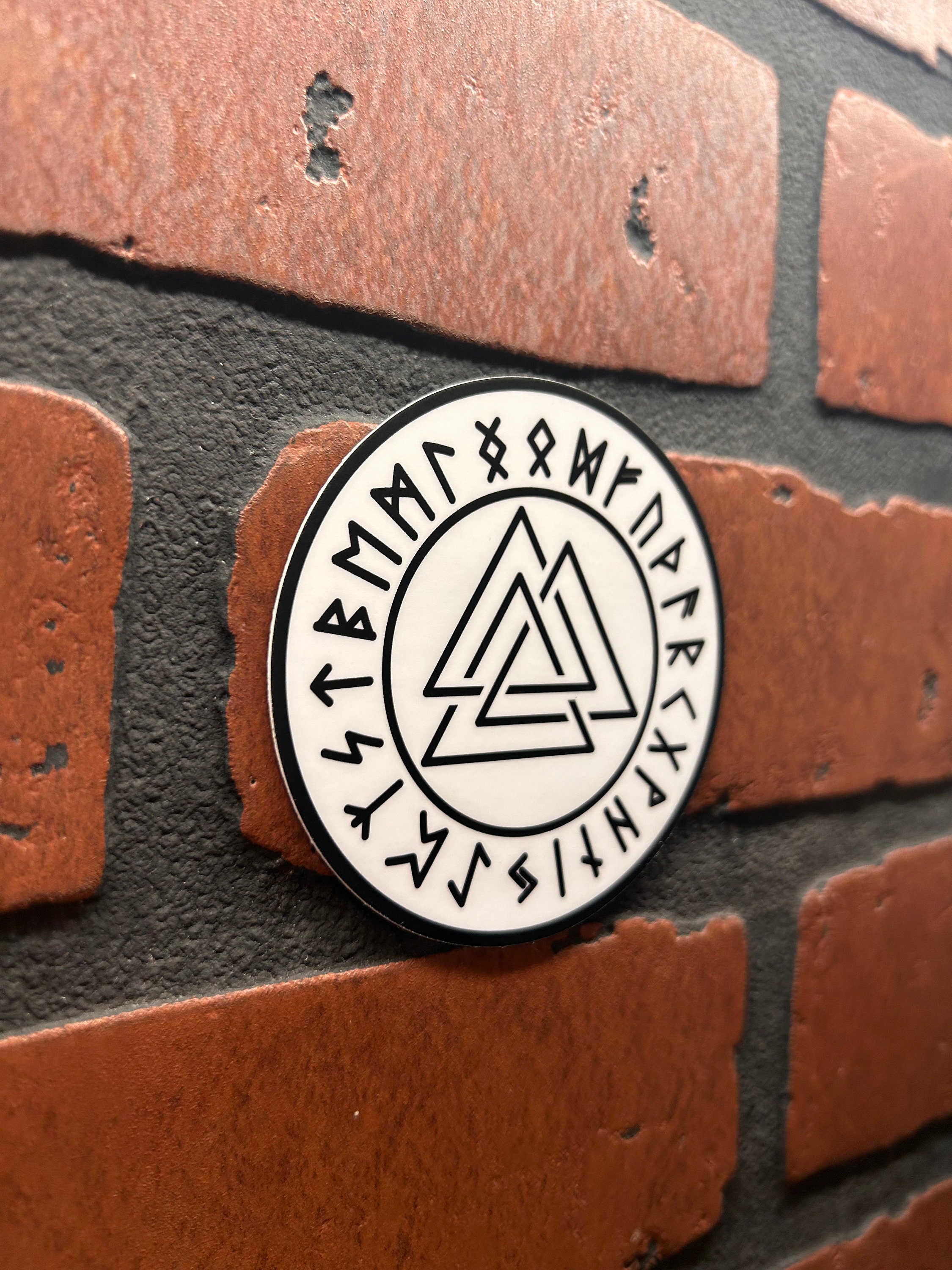 Valknut Vinyl Sticker Viking Valknut Symbol Decal Circle of - Etsy