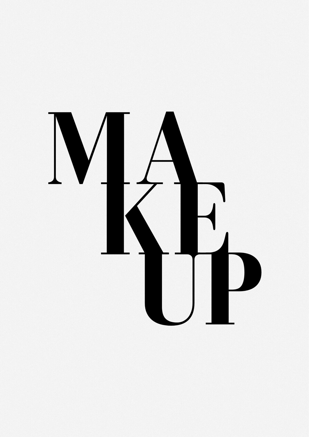 Makeup Poster, Printable - Etsy