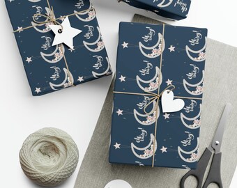 Baby Shower Wrapping Paper Custom Design by Vuedelavie for - Etsy