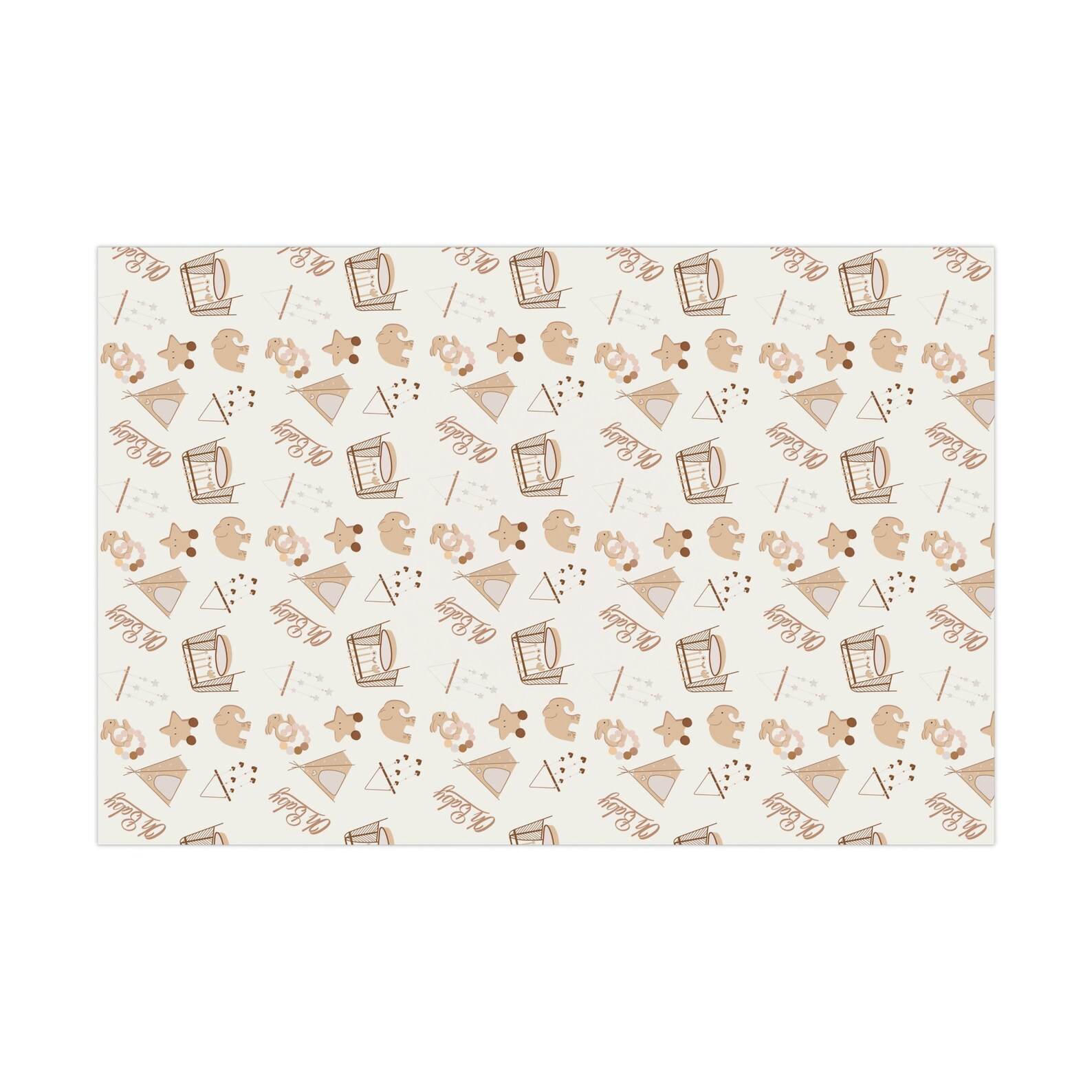 Baby Shower Wrapping Paper Custom Design by Vuedelavie for ...