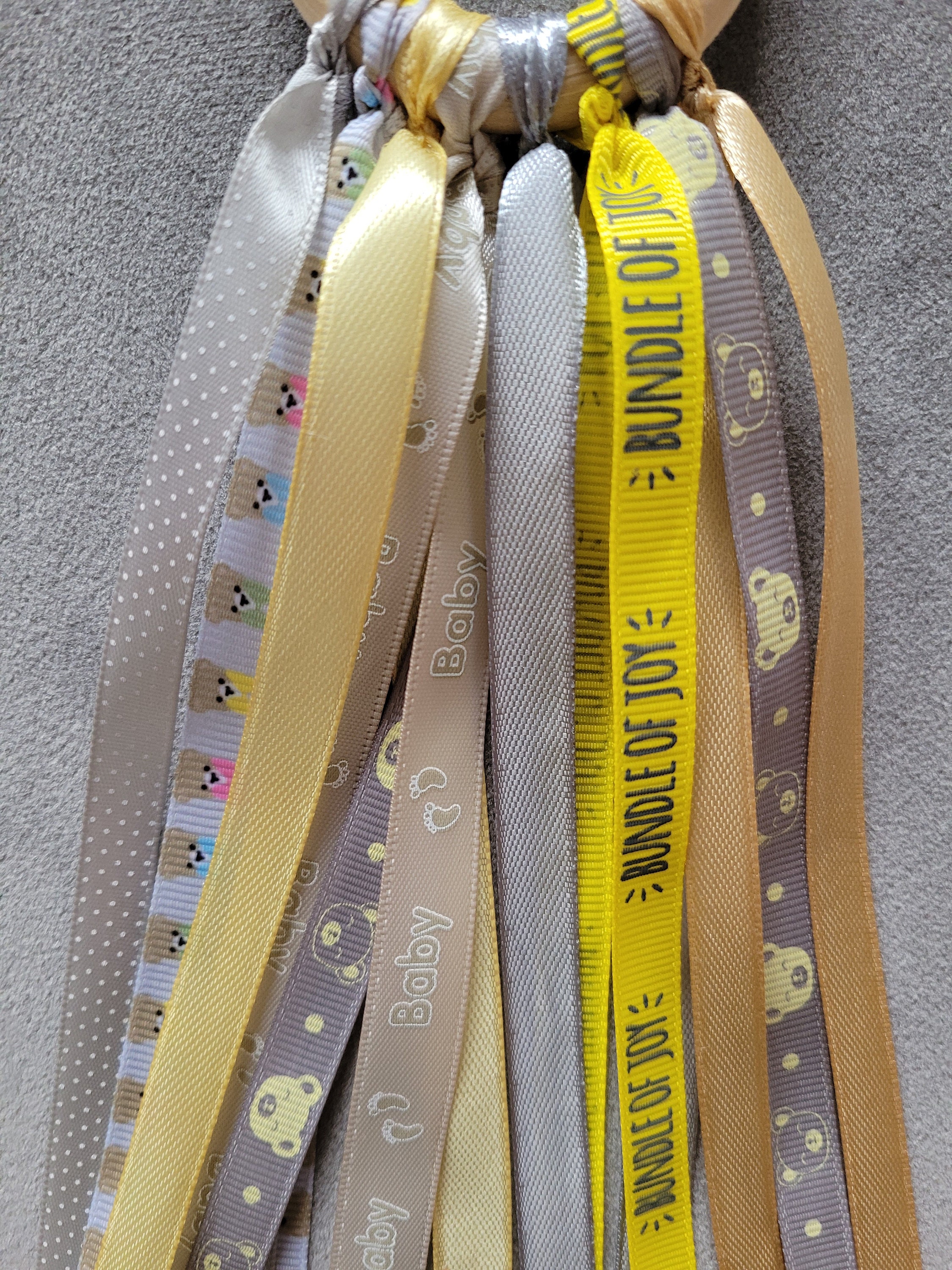 Gender-neutral Baby Sensory Ribbon Ring Baby Girl Ribbon Baby Boy ...