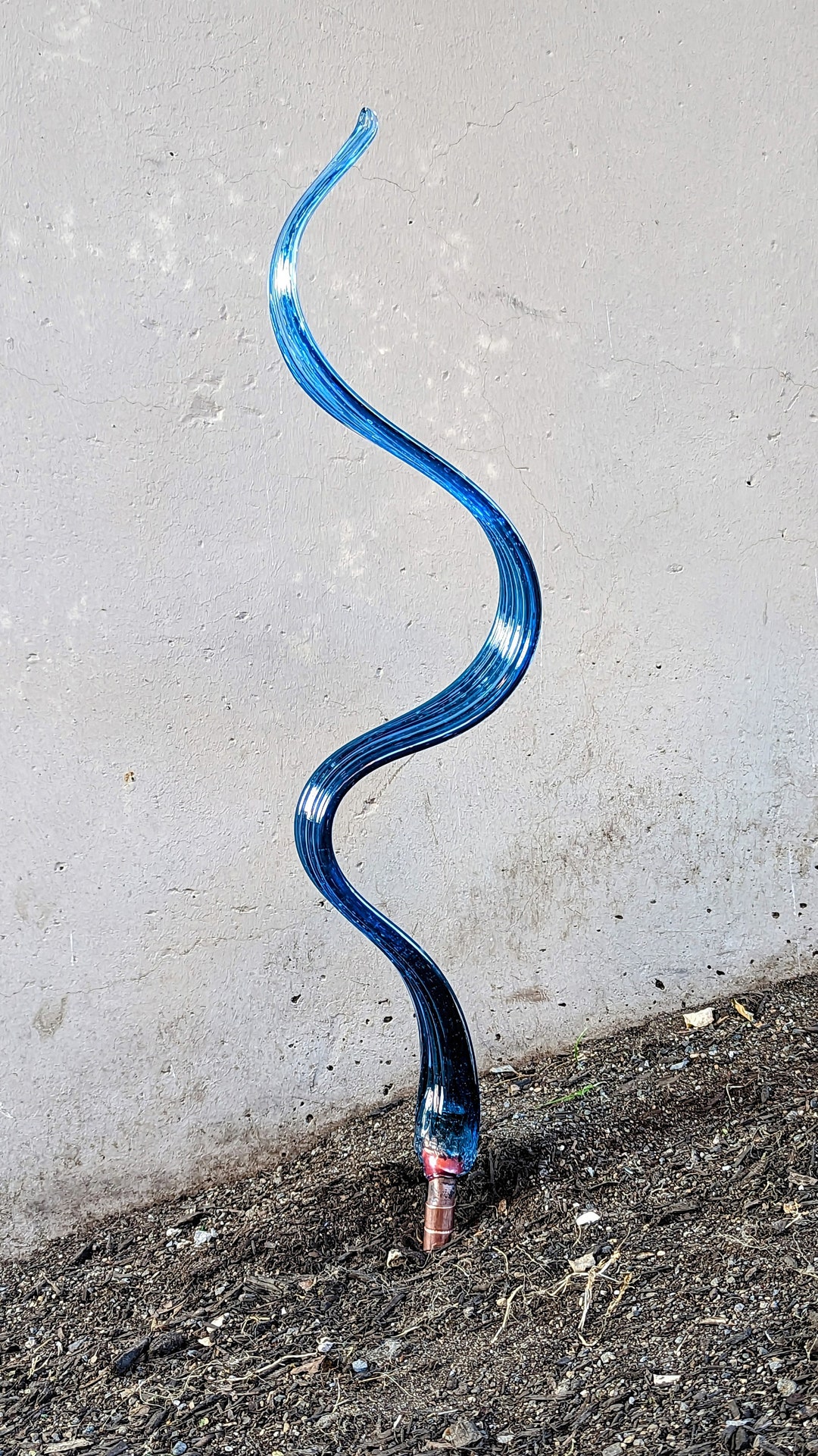 Handmade Wave Glass Sculpture - Etsy