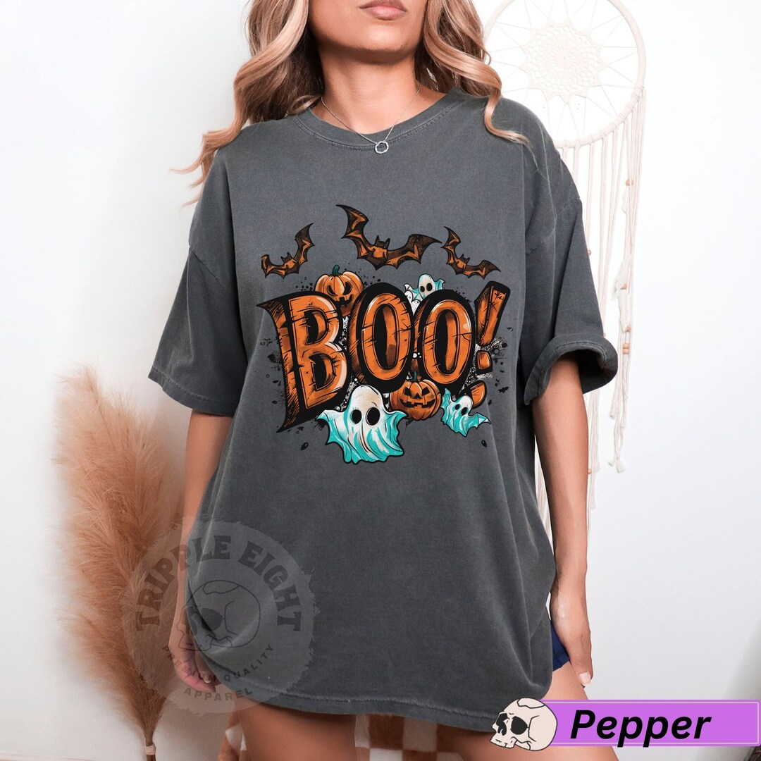 Halloween Ghost Shirt, Boo Jee Shirt, Boo Shirt, Spooky Ghost Shirt ...