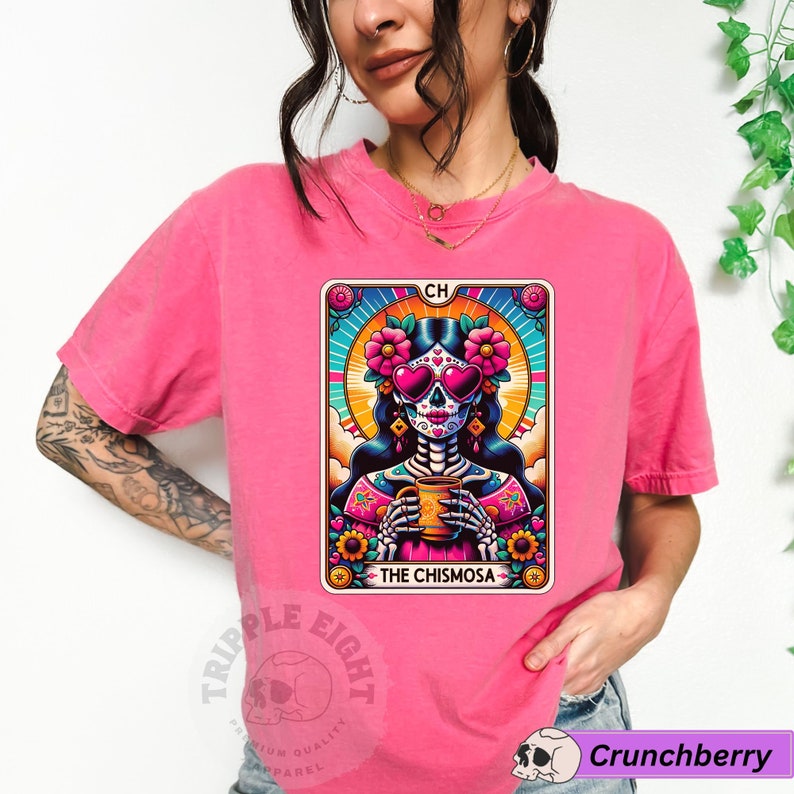 The Chismosa Tarot Card Tshirt, Funny Mexican Chisme Tshirt, Spanish ...