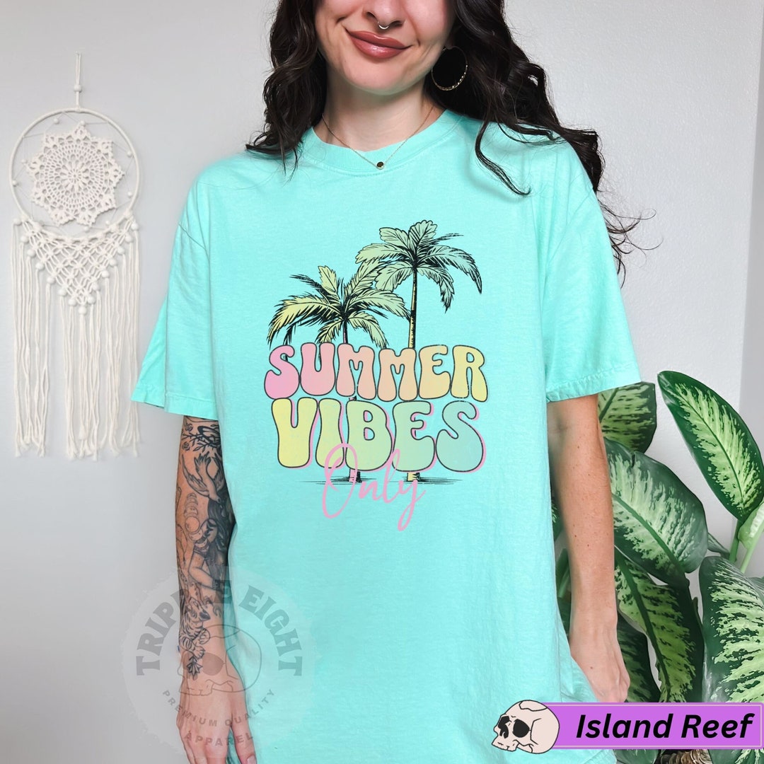 Retro Summer Tshirt, Summer Vibes Tee, Trendy Summer Tshirt, Beach ...