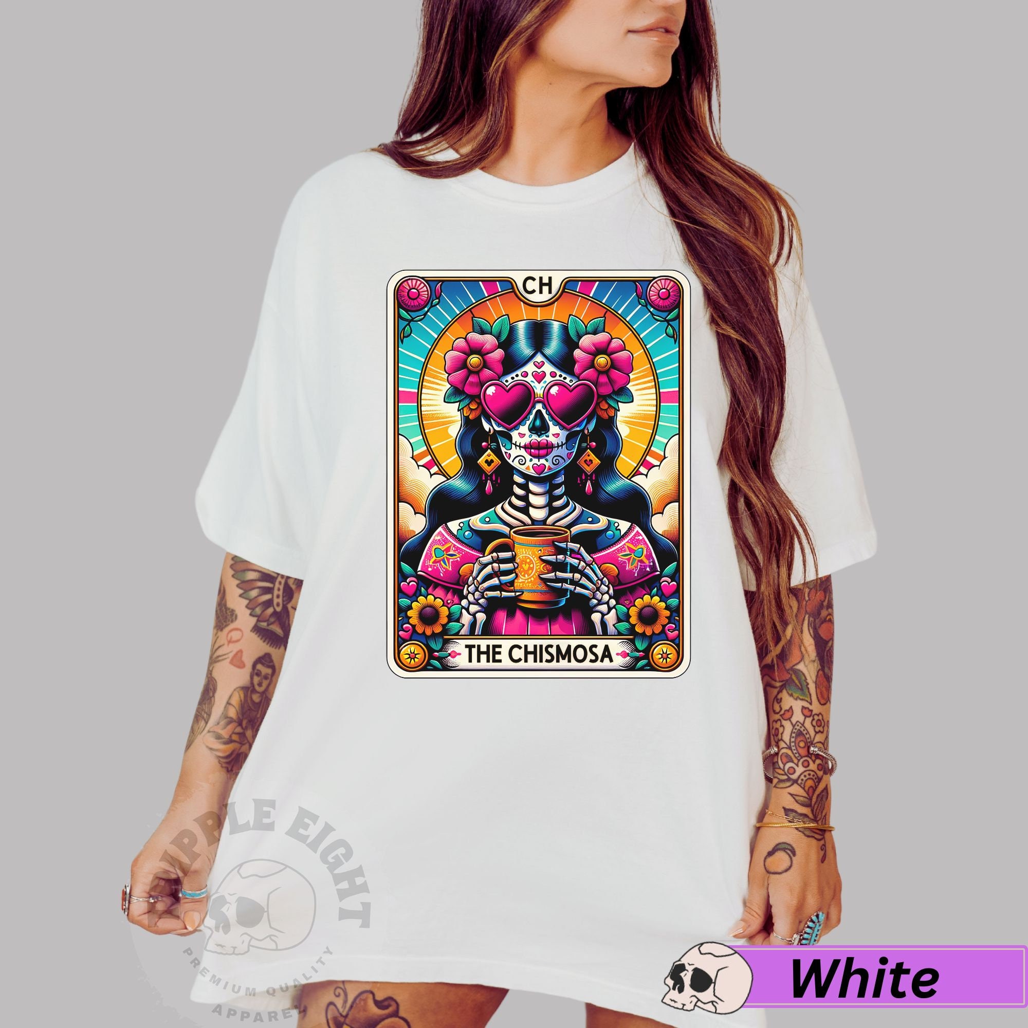 The Chismosa Tarot Card Tshirt, Funny Mexican Chisme Tshirt, Spanish ...