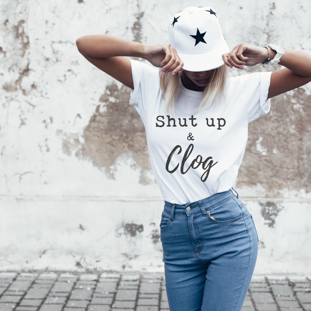 I Love Clogging, I Love to Dance, Flat Footing Tee, Appalachian Buck ...