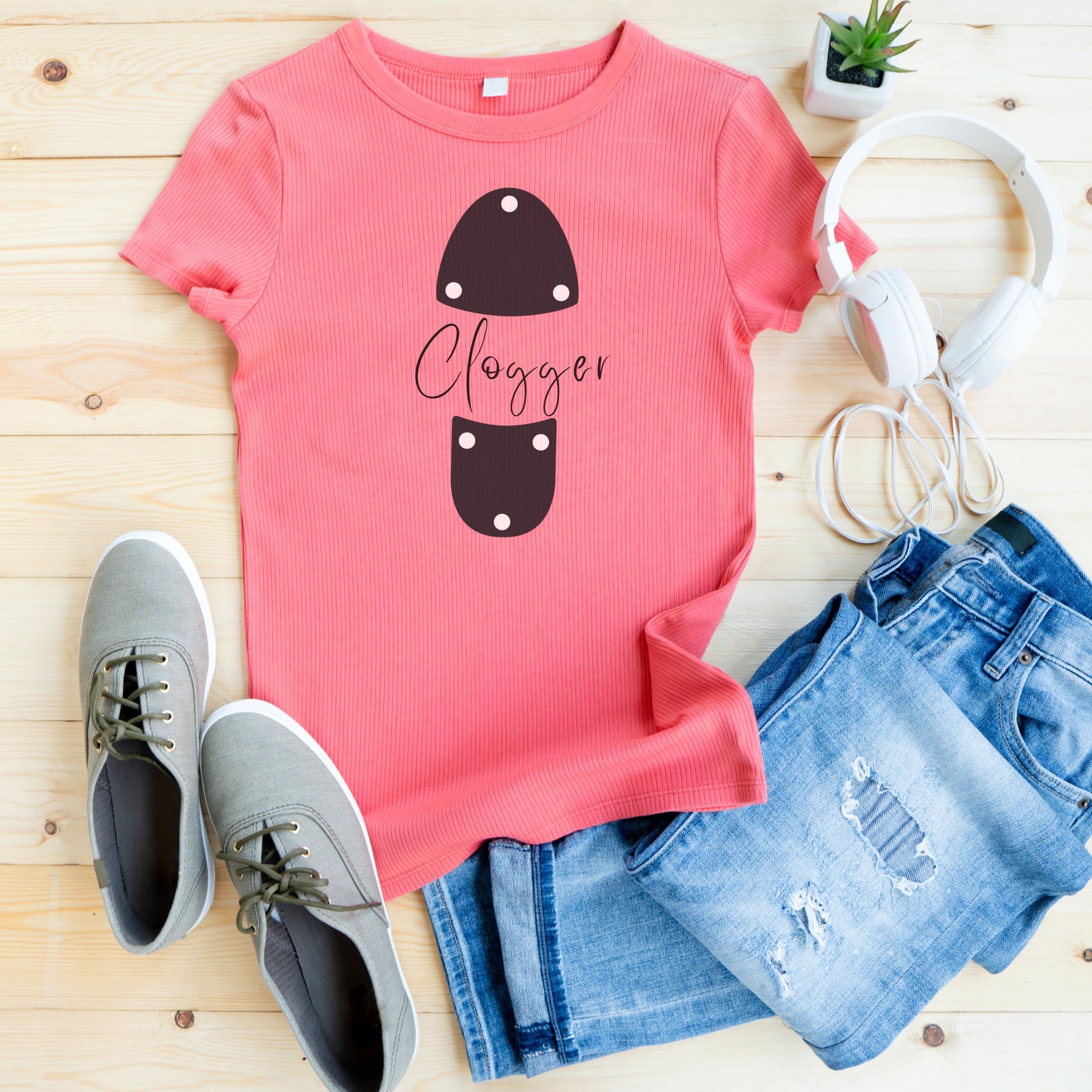 I Love Clogging, I Love to Dance, Flat Footing Tee, Appalachian Buck ...