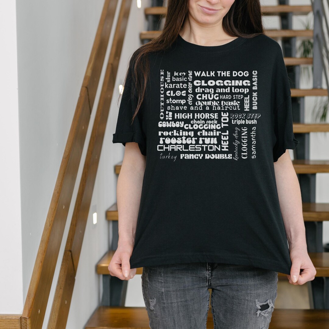 I Love Clogging, I Love to Dance, Flat Footing Tee, Appalachian Buck ...