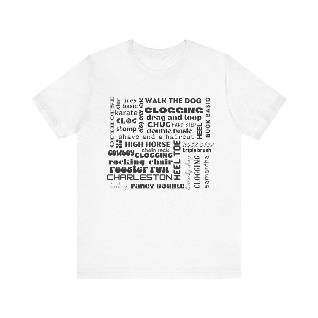 I Love Clogging, I Love to Dance, Flat Footing Tee, Appalachian Buck ...