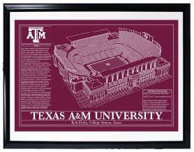 Texas A&M University-kyle Field-wall Art-print [digital] - Etsy