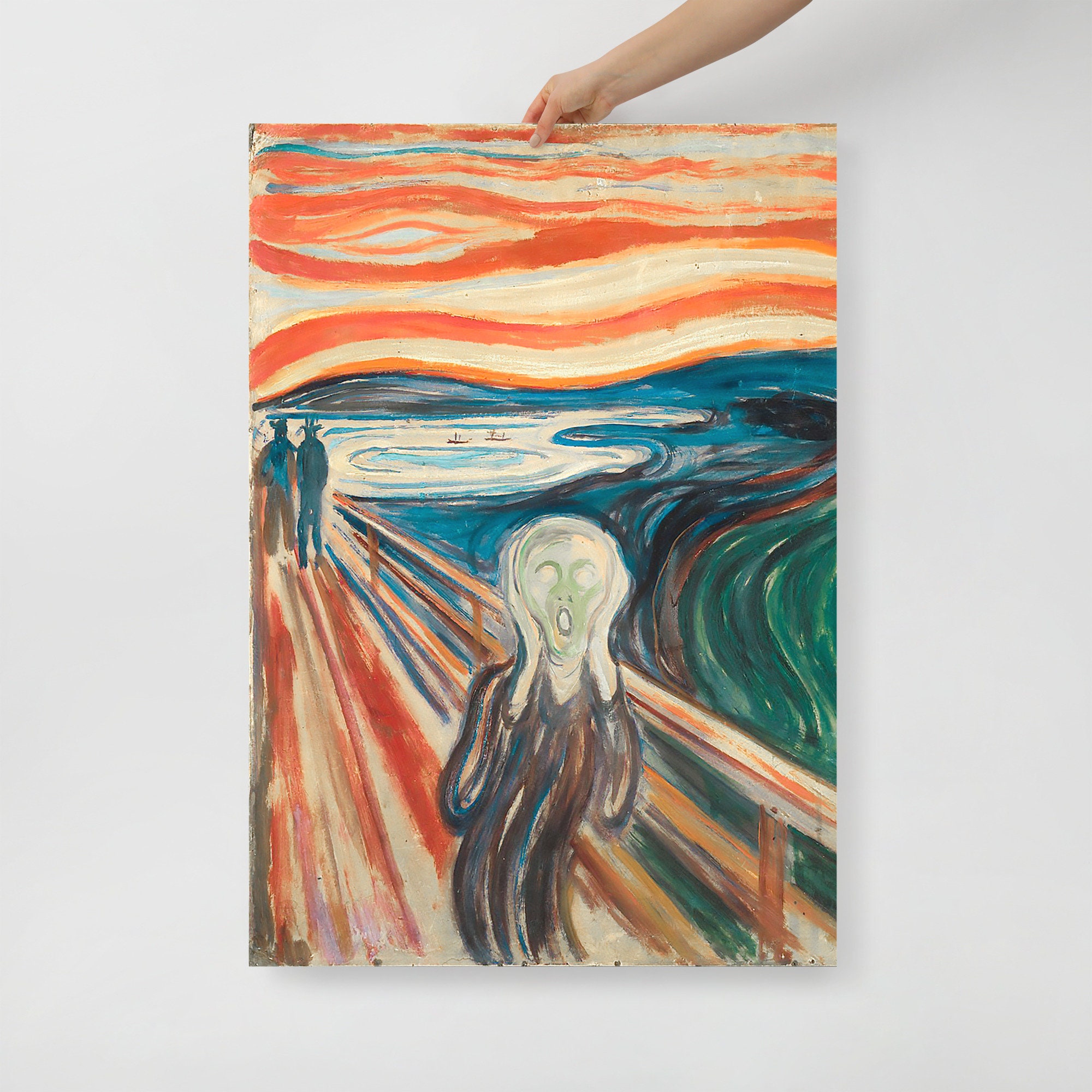 Edvard Munch "scream" (1893) Poster (reworked) - Etsy