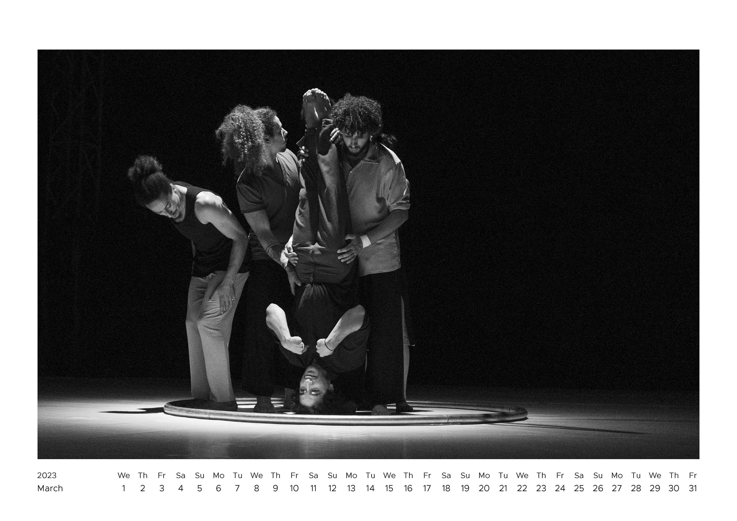 Photos Calendar Dayira 2024 Black and White Professional Photos Dance ...