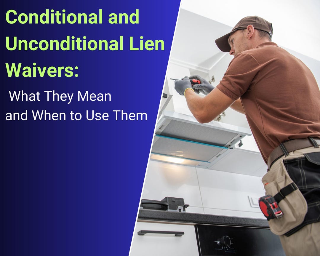 Comprehensive Lien Waiver Template: Conditional & Unconditional Forms ...