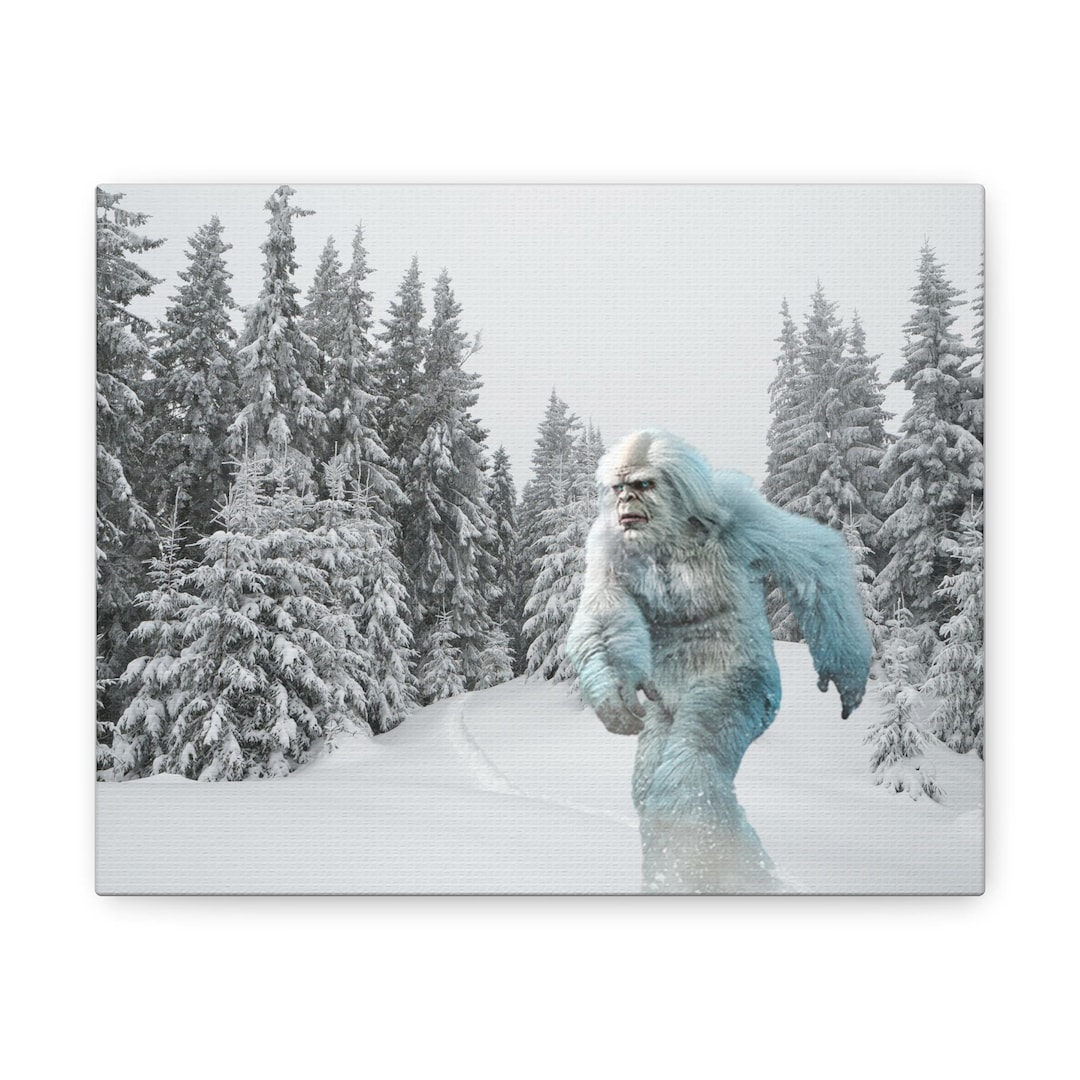 Yeti Adventure Canvas Gallery Wraps Perfect for Home Decor, Nature ...