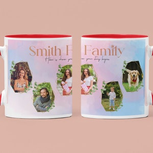 Family Photo Mug | Full Wrap Design | Picture Collage Mug ...