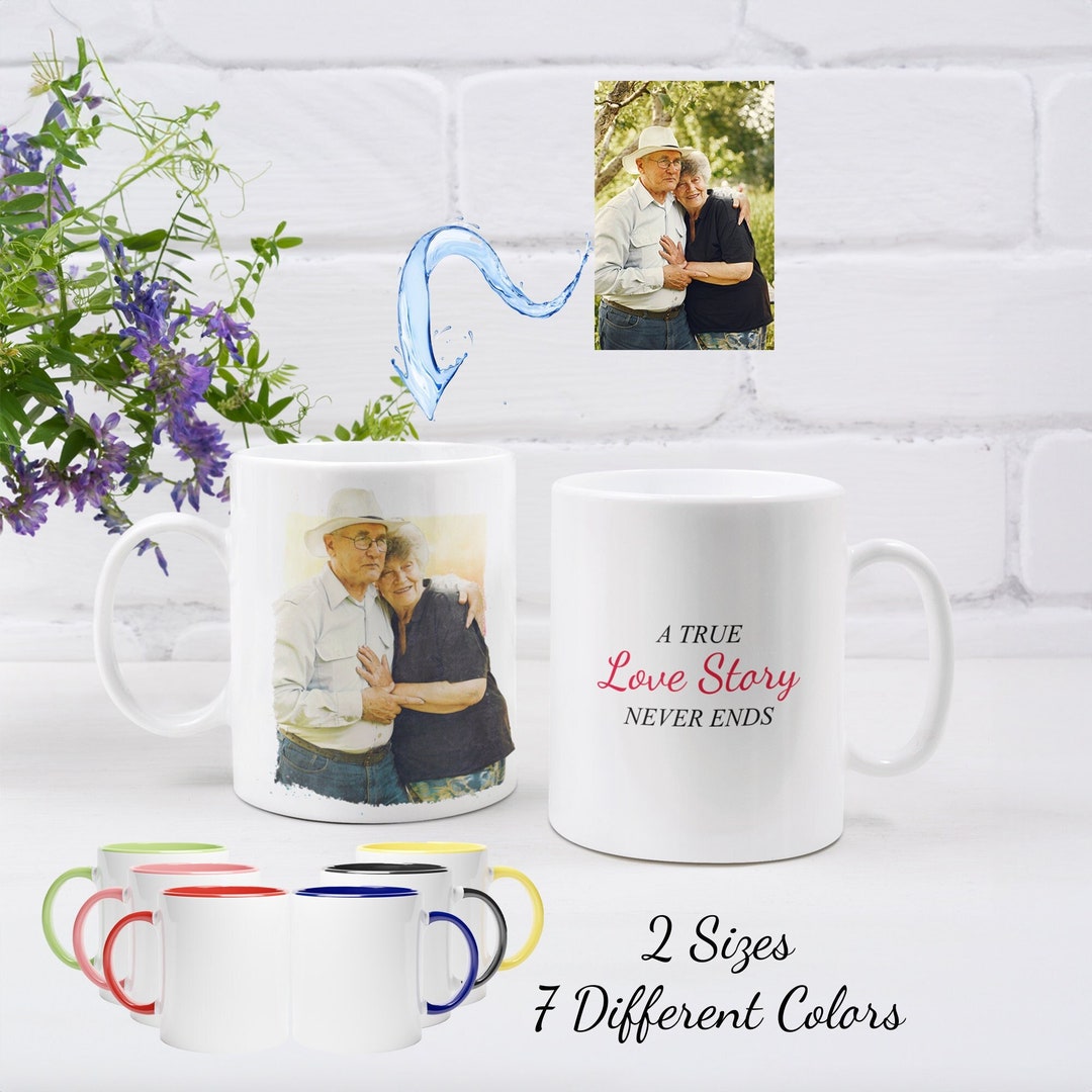 Personalized Mug | Watercolor Effect | Custom Family Photo Mug | Gift ...