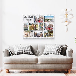 Custom Travel Photo Collage Canvas, Best Gift for Bffs, Adventure ...