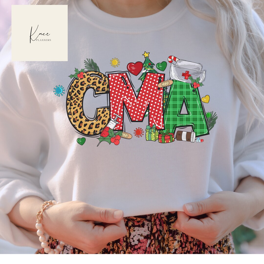Cma Nurse Christmas SVG, Nurse Png, Cma Png, Christmas Gift, Christmas ...
