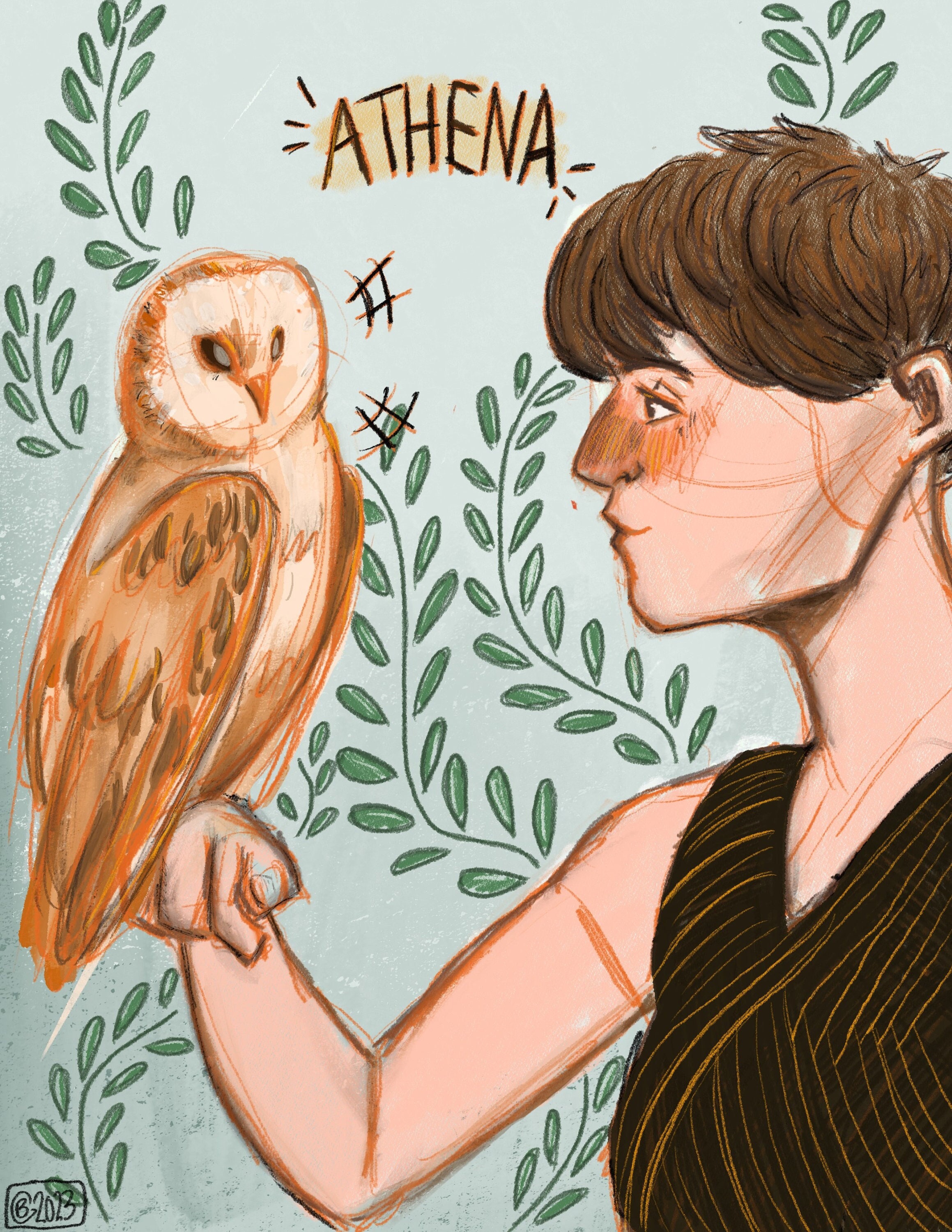 Athena Owl Clip Art