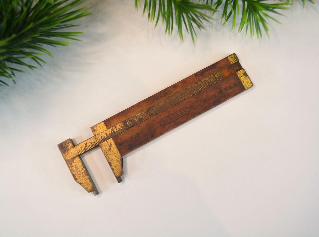 Vintage Stanley No. 136 Caliper, Vintage Woodworking Tool, Stanley, 4 ...