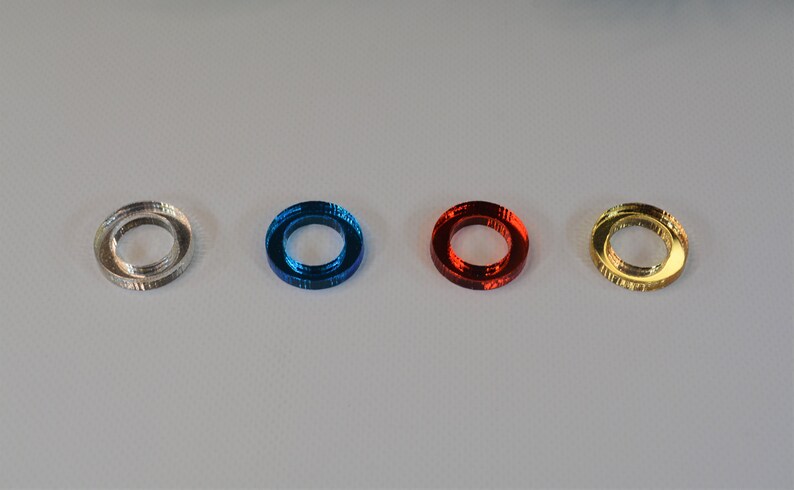 Mirrored Acrylic Circle Marble Display Stands, Acrylic Marble Display ...