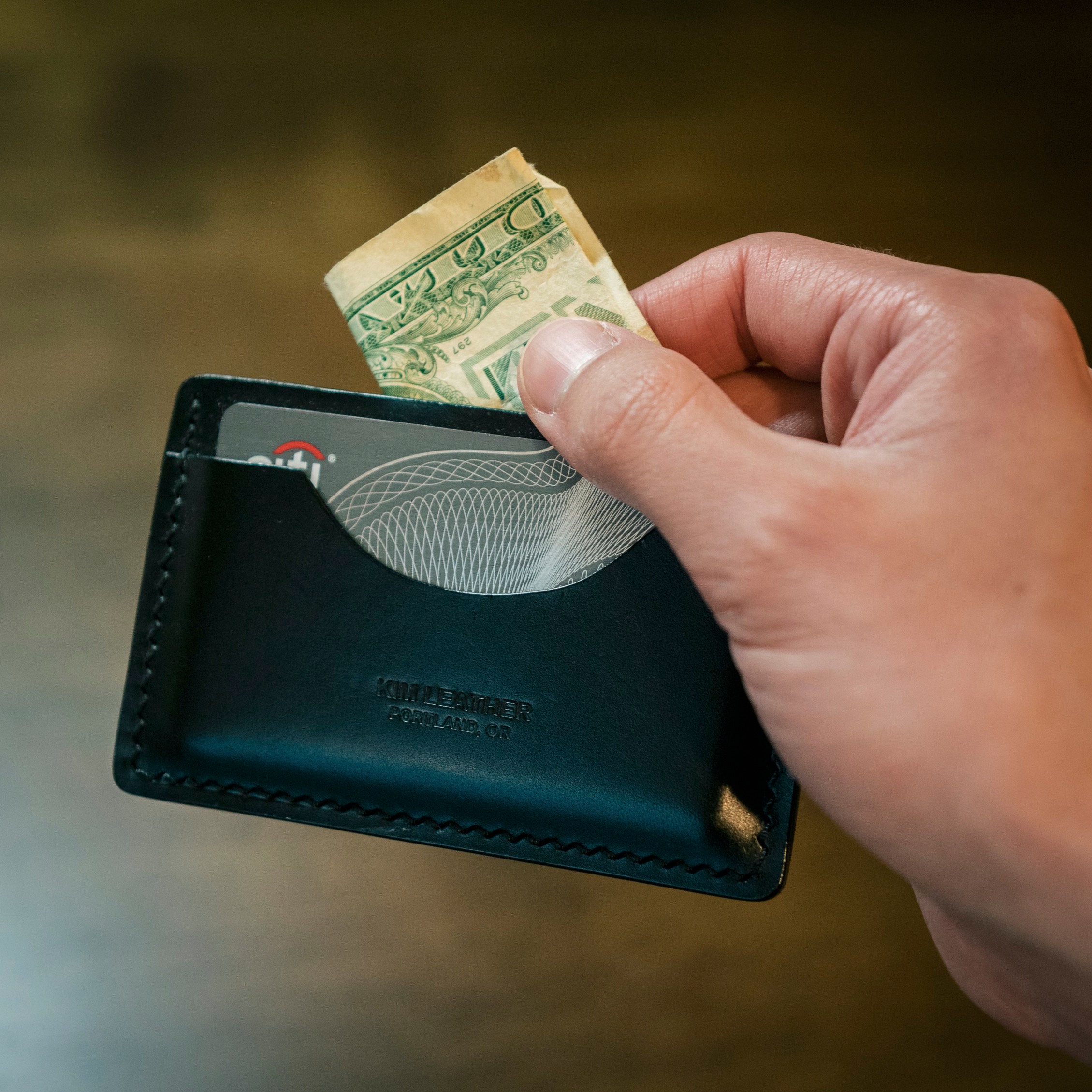 Minimalist Wallet Buttero Leather - Etsy