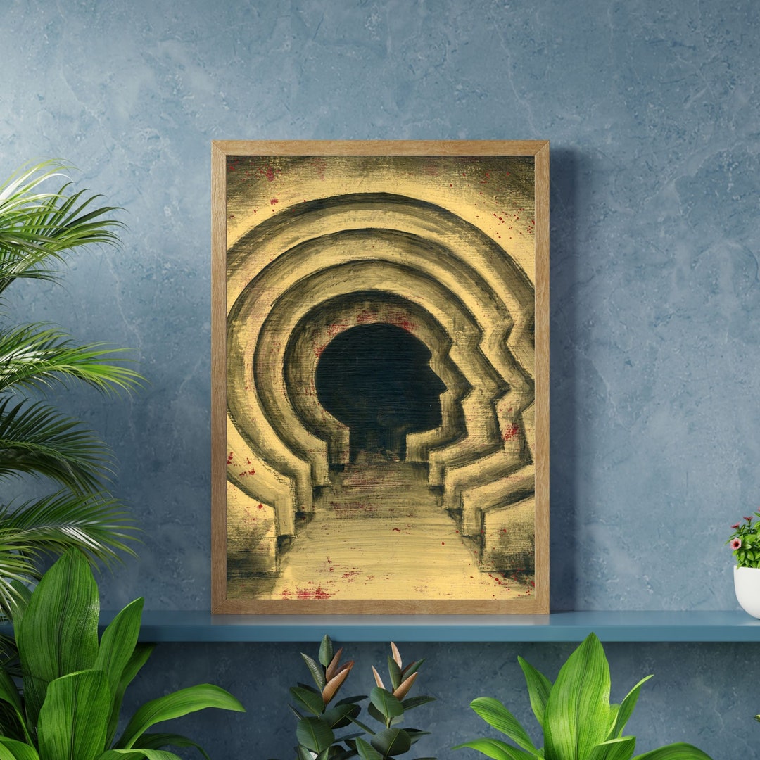 Thought Loop, Abstract Wall Art, Printable Wall Art, Digital Download ...