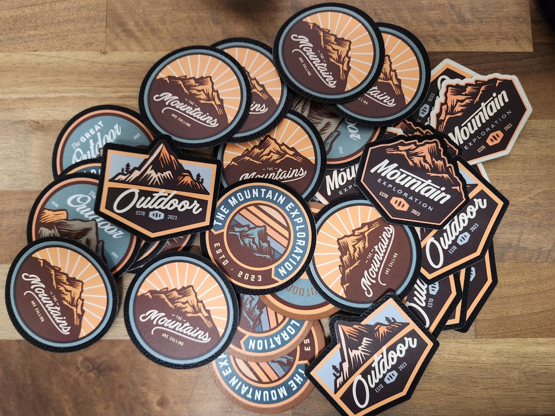 Personalized Color Logo Patch: Leatherette Hat Patches - Etsy