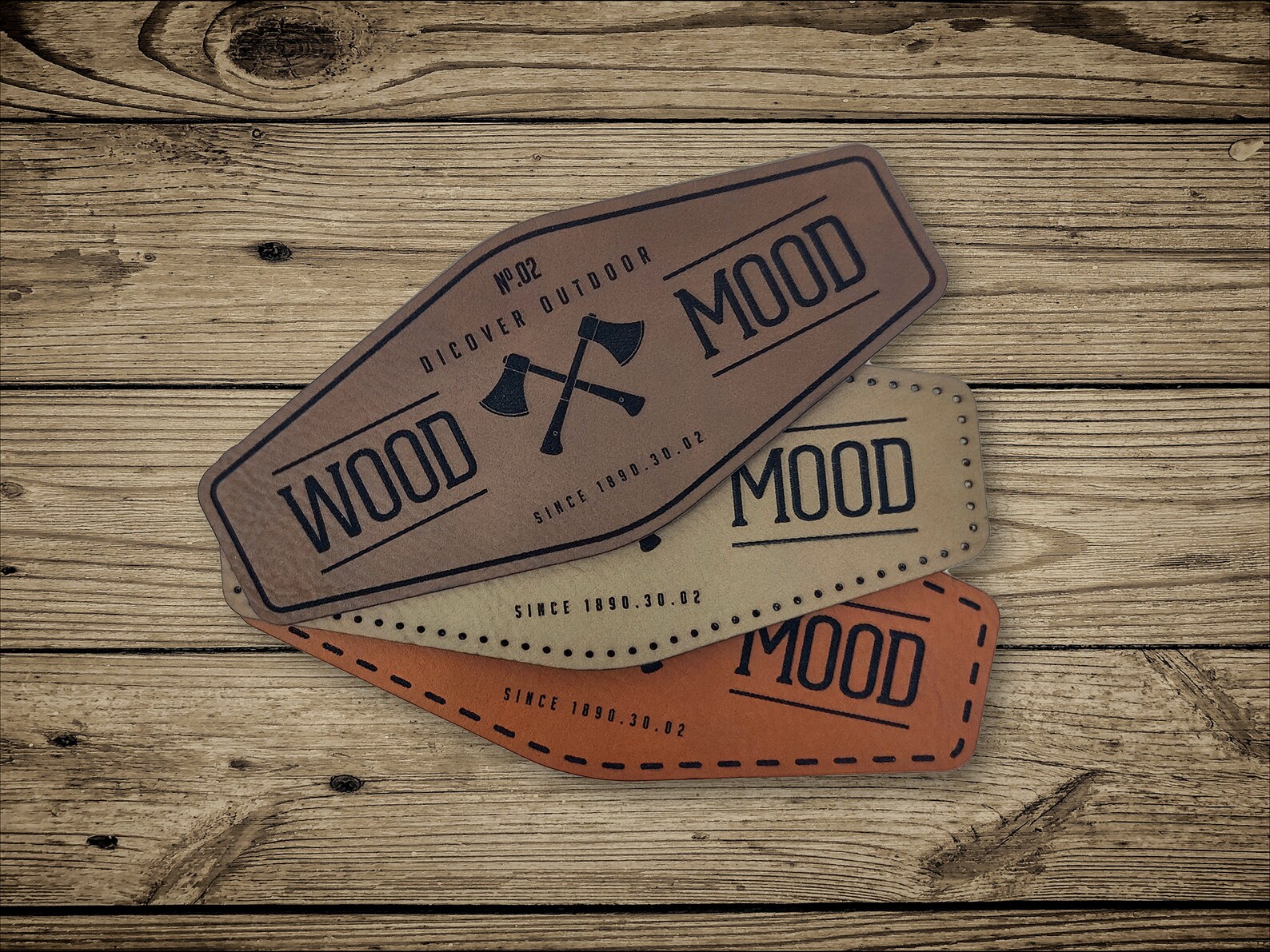 Custom Leather Patches Leatherette Heat Transfer Adhesive Iron-on ...