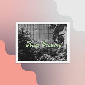 Keep Growing Framed Poster - Etsy