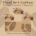 Retro Pixel Art Coffee Stream Overlay Package, Twitch Overlay Complete ...