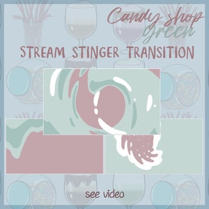 Cozy Candy Shop Stream Pack for Twitch, Twitch Overlay, Complete ...