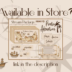 Pirate Adventure Map Stinger Transitions, Streaming Transition - Etsy