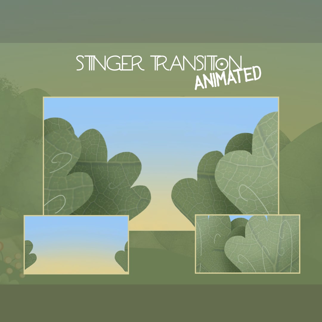 STINGER TRANSITION Cute Forest! Streamer Transitions for Twitch and All ...
