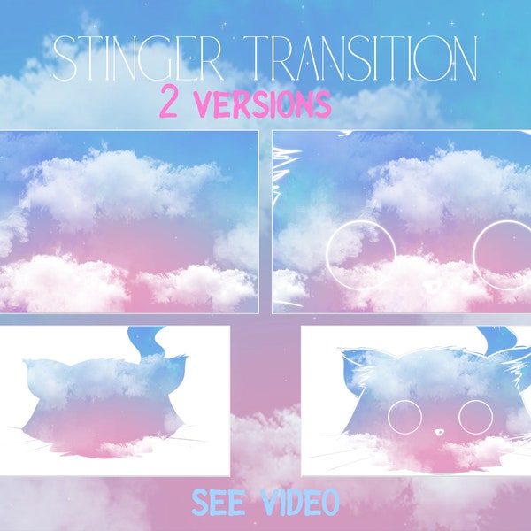 Japanese Sky Stream Pack for Twitch, Twitch Overlay, Complete Streaming ...