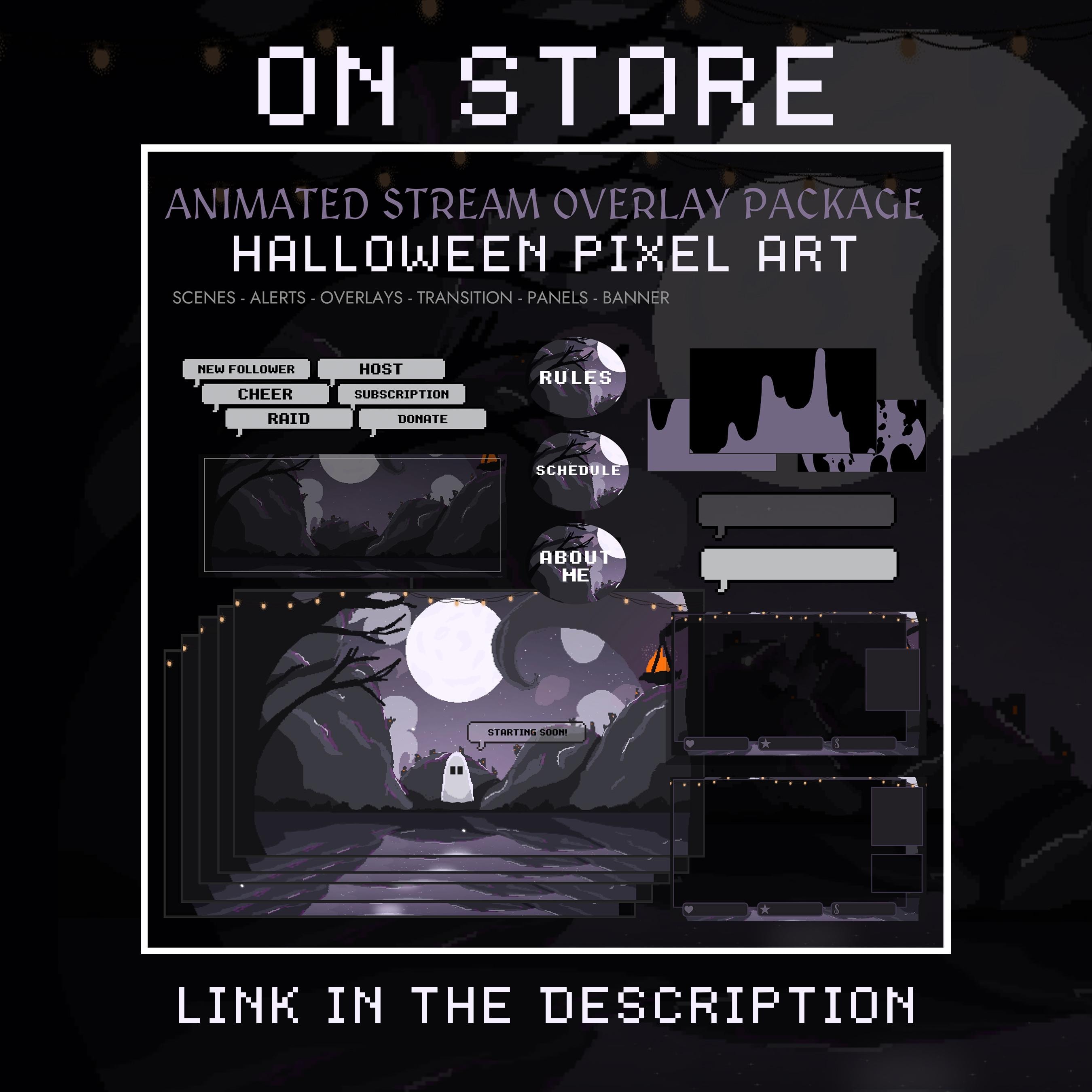 Halloween Stream Overlay Stinger Transition - Etsy