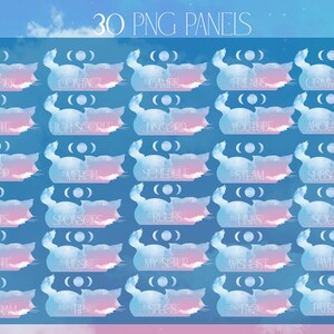 Pink Celestial Cat Stream Pack for Twitch, Twitch Overlay, Complete ...