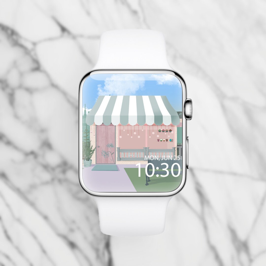 Candy Store Apple Watch Face Wallpaper, Aesthetic Smartwatch Background ...