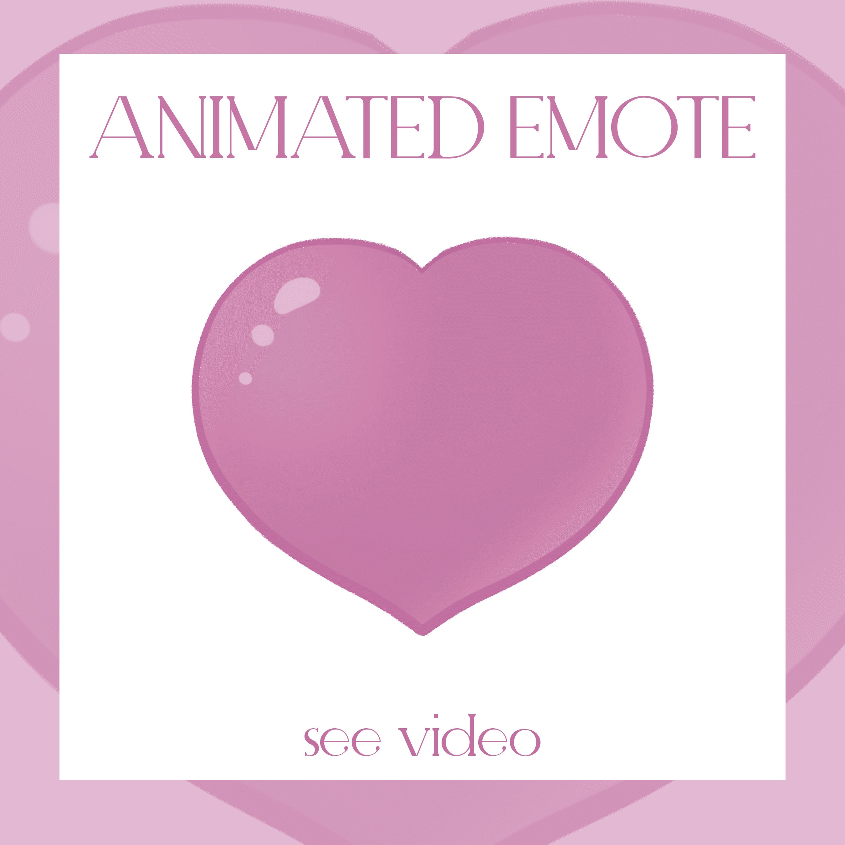 Twitch Animated Emote and Decoration / Rose Heart Animated Emotes Pack ...