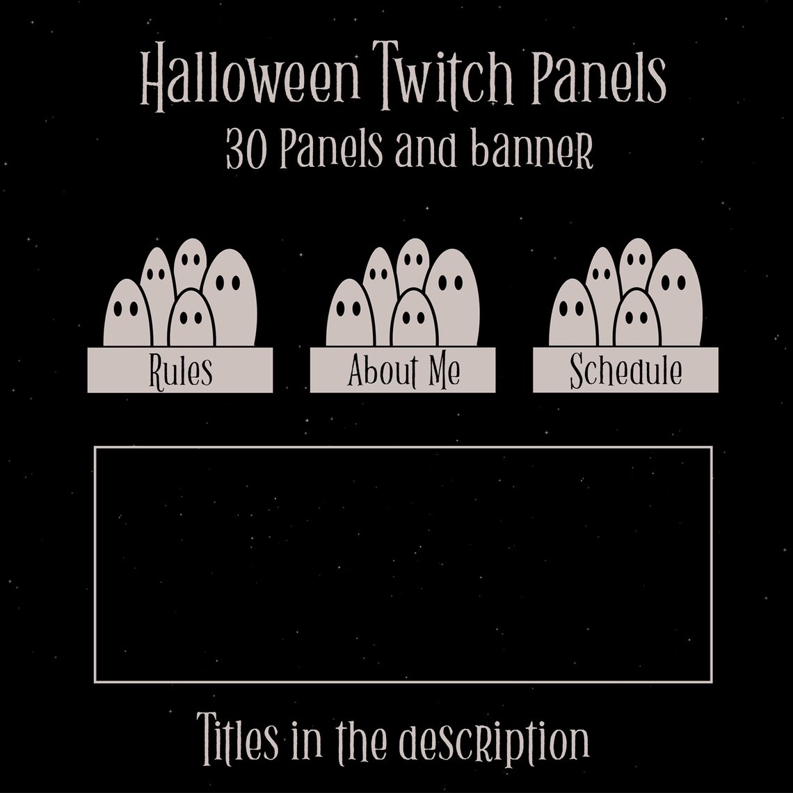 Boo Stream Overlay Package, Twitch Overlay, Ghosts Complete Streaming ...