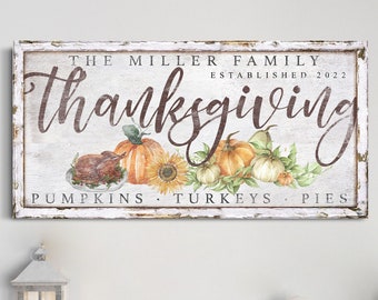 Adorable & Unique HAPPY THANKSGIVING Sign TURKEY Gobble - Etsy