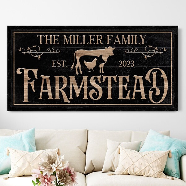 Farmstead Sign - Etsy