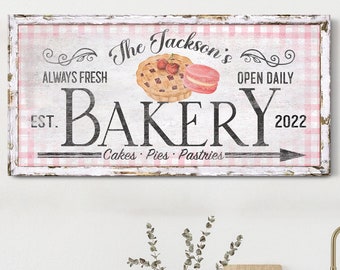 Personalized Bakery Sign, Custom Bakery Sign, Bake Shop Sign, Custom ...