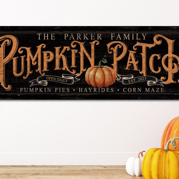 Pumpkin Patch Sign - Etsy