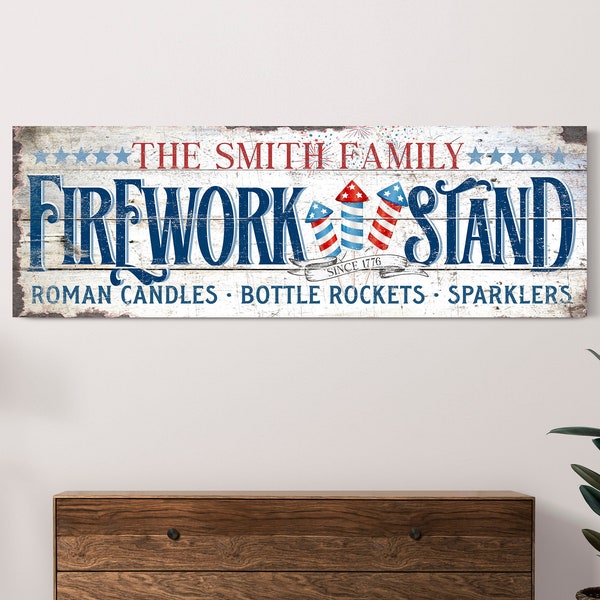 Family Name Sign With Stand - Etsy