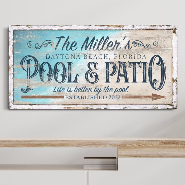 Pool Sign - Etsy