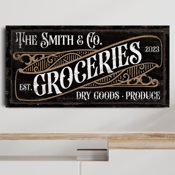 Groceries Sign - Etsy