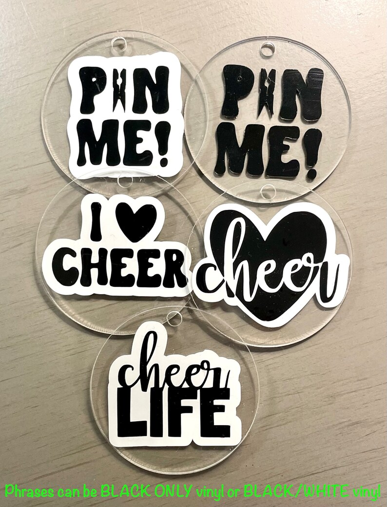 Cheerleading Spirit Pin Swag Strap - Etsy
