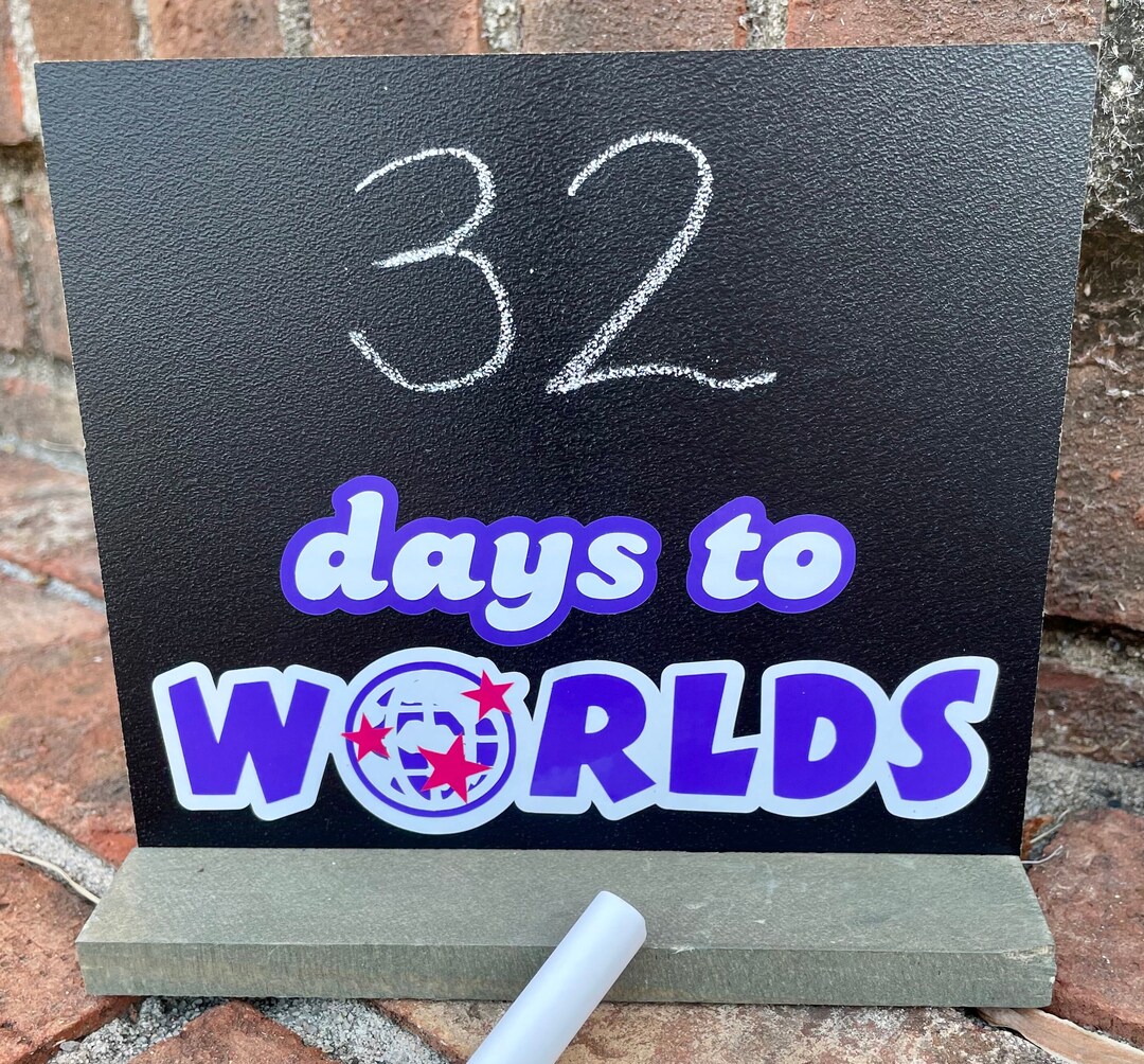 End of Season Cheer Competition Countdown Chalkboard - Etsy